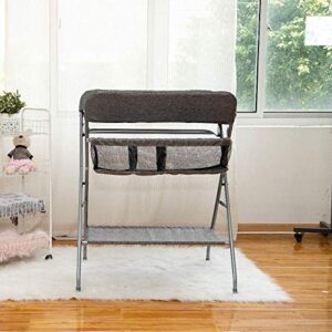 FIZZEEY Baby Diaper Changing Table - Foldable Portable Folding Changing Table Station w/Storage Organizer