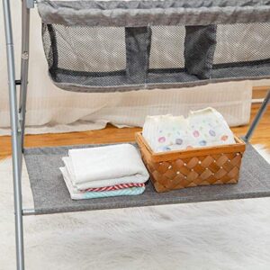 FIZZEEY Baby Diaper Changing Table - Foldable Portable Folding Changing Table Station w/Storage Organizer