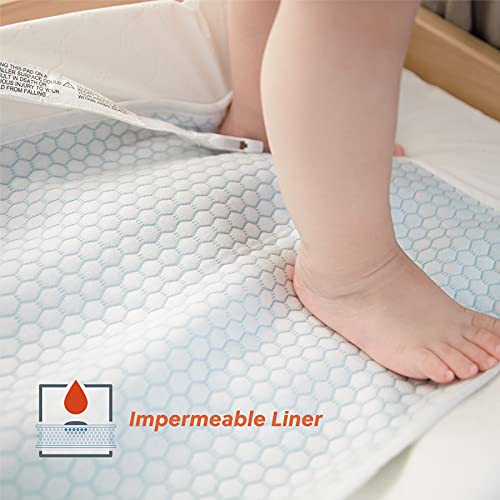 Bbpark Baby Diaper Changing Table Pad, Waterproof Changing Pad for Dresser Top with Liner