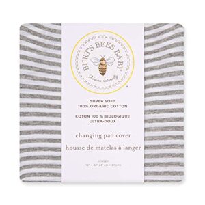 Changing Pad Cover, 100% Organic Cotton Changing Pad Liner for Standard 16" x 32" Baby Changing Mats