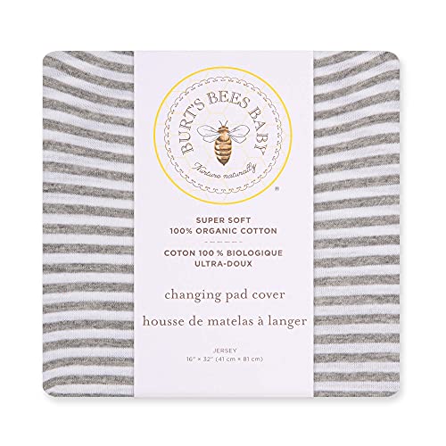 Changing Pad Cover, 100% Organic Cotton Changing Pad Liner for Standard 16" x 32" Baby Changing Mats