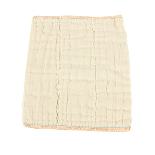 OsoCozy Unbleached Prefold Cloth Diapers – Soft and Absorbent Baby Diapers Made of 100% Unbleached Cotton - 10"x14", Fits 6-10 Lbs. - Diaper Service Quality (DSQ), (Newborn, 4x6x4 Layering)