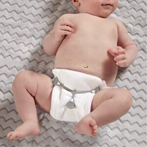 [Original 5-Pack] Snappi Cloth Diaper Fasteners - Replaces Diaper Pins - Use with Cloth Prefolds and Cloth Flats