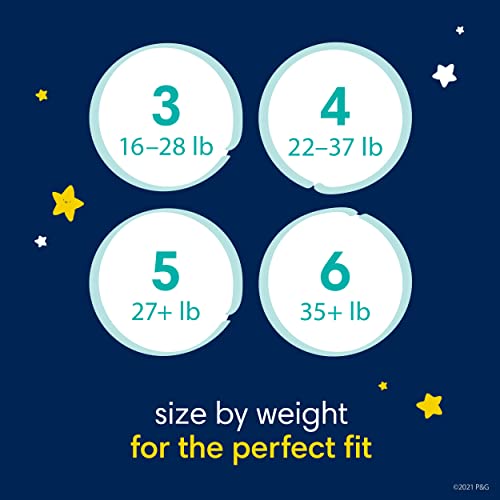 Diapers Size 3, 66 Count - Pampers Swaddlers Overnights Disposable Baby Diapers, Super Pack (Packaging & Prints May Vary)