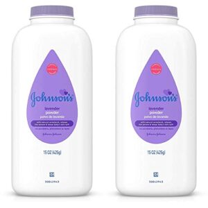 johnson’s baby powder, lavender 15 oz (425 g)(pack of 2)