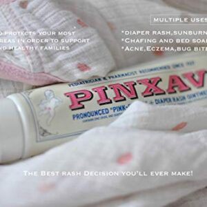 PINXAV Healing Cream, Fast Relief for Diaper Rash, Eczema, Chafing, Bed Sores, Acne, and Minor Cuts and Burns (4 OZ)