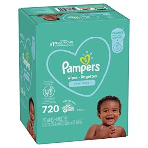 Pampers Baby Wipes Baby Fresh Scented 9X Pop-Top Packs 720 Count