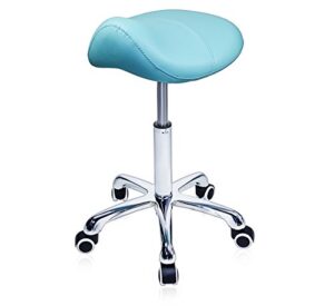 grace&grace professional saddle stool series hydraulic swivel comfortable ergonomic with heavy duty metal base for clinic dentist spa massage salons studio