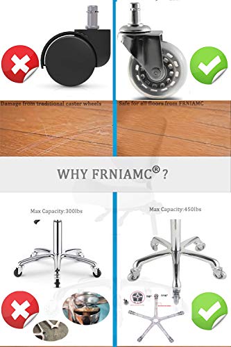 FRNIAMC Professional Saddle Stool with Wheels Ergonomic Swivel Rolling Height Adjustable for Clinic Dentist Beauty Salon Tattoo Home Office (Grey)