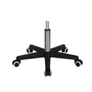 Master Massage Ergonomic Swivel Saddle Rolling Hydraulic Stool in Black