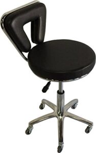 stool equipment medical chair facial beauty salon spa tattoo (black)