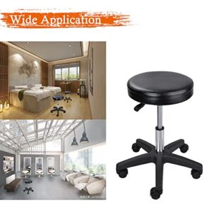 AW 3x Adjustable Tattoo Salon Stool PU Leather Hydraulic Rolling Chair Facial Massage Spa with Rotation Wheels