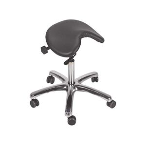 Jobri BetterPosture Saddle Chair –Multifunctional Ergonomic Back Posture Stool with Tilting Seat – Reduce Pressure on Lower Back and Improve Posture While Sitting