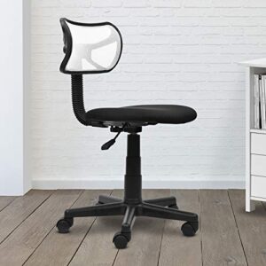 student mesh task office chair. color: white