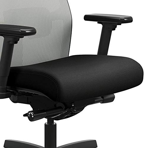 HON Ignition 2.0 Ergonomic Office Chair Mesh Back Computer Desk Chair - Synchro-Tilt Recline, Lumbar Support, Swivel Wheels, Comfortable for Long Hours in Home Office & Task Work, Executive - Grey