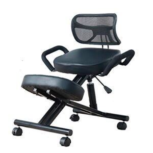 kneeling chairs posture helps prevent coccyx pain ergonomic with handle cushions designed posture with an angled office seat helps prevent coccyx pain