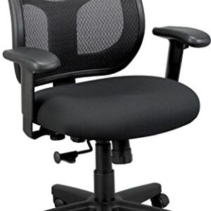 Eurotech Seating Apollo Midback Swivel Chair, Black