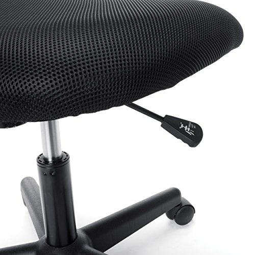 OFM ESS Collection Swivel Mesh Back Armless Task Chair, in Black (ESS-3020)