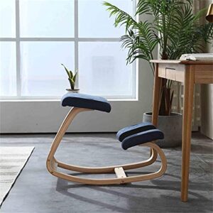 Orthopedic Kneeling Stool, Ergonomic Rocking Kneeling Chair for Back Support Upright Posture Stool for Home Office