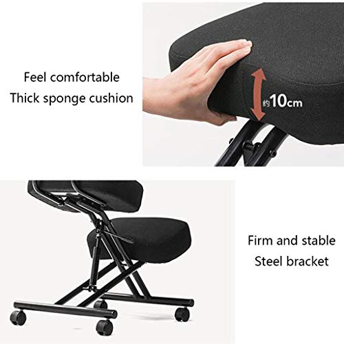 Kneeling chair Home Office Chairs Student Sitting Posture Correction Chair Lifting Chair Adult Office Study Chair Home Computer Chair with Moving Roller