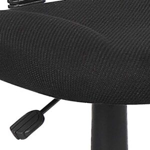 Boss Office Products Nylon Black Boss Office Deluxe Posture Chair, 25" W x 25" D x 35-40" H