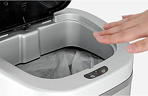 Automatic Touchless Kitchen Trash Can with Lid, Motion Sensor Trash Can for Kitchen, Bathroom, Living Room and Office, 21.1 Gallon/ 80 Liter, Stainless Steel…