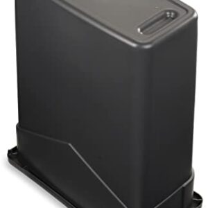 Carlisle FoodService Products TrimLine Plastic Rectangle Waste Container, 15 Gallons, Grey