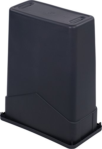 Carlisle FoodService Products TrimLine Plastic Rectangle Waste Container, 15 Gallons, Grey