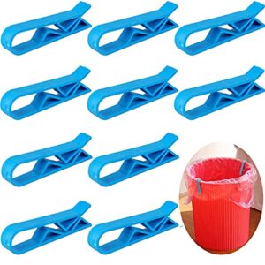 20Pcs Plastic Kitchen Garbage Bin Clip, Washroom Trash Can Bag Clips, Waste Basket Garbage Bin Clamp,Rubbish Bag Clip，Sturdy Anti-Slip Fixation Clip Holder