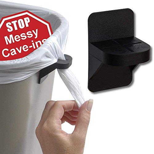 PlasticMill Trash Bags Cinch Black, 6 Pack, To Hold Garbage Bags In Place.May not be compatible with some Garbage Can drawers or compacters.