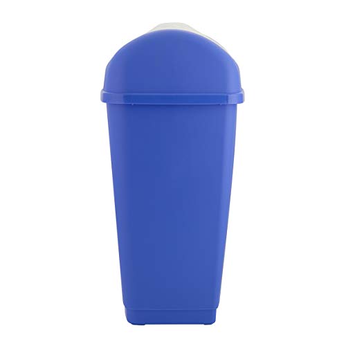 Axentia Testrut 235686 Swing Lid Bin 50 L Blue