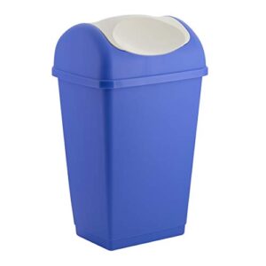 axentia testrut 235686 swing lid bin 50 l blue