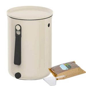 skaza composter, 9.6 l, cream-white