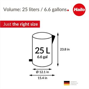 Hailo 0530-010 Pure L, Stainless Steel, Edelstahl