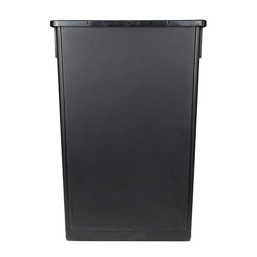 Update International Space Saver Trash Can, Black 23 Gallons