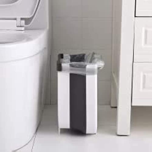 Kitchen Garbage can fold-able Trash can Made of Sturdy Washable Plastic,Non-Toxic and eco-Friendly.Waste Basket for Kitchen Bathroom Bedroom, Automobile, RV or Commercial Trucks