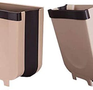 Kitchen Garbage can fold-able Trash can Made of Sturdy Washable Plastic,Non-Toxic and eco-Friendly.Waste Basket for Kitchen Bathroom Bedroom, Automobile, RV or Commercial Trucks