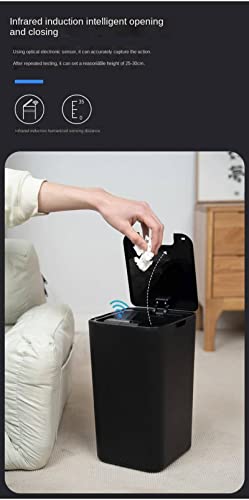 Intelligent Sensor Trash Can with Automatic Flip Cover Household Classification Kitchen Living Room Car Trash Can 12L