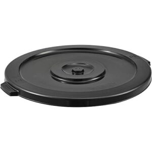 global industrial 32 gallon garbage can lid, black