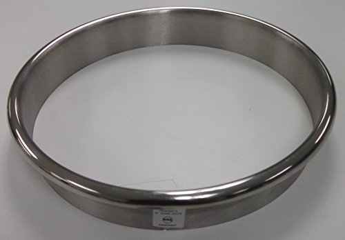 Kason Polished Stainless Steel 12" x 2" Trash Grommet