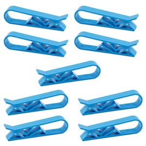 framendino, 10 pack garbage bin clips trash bag clips plastic washroom trash can bag clips waste basket garbage bin clamp rubbish bag clips anti-slip fixation clip holder for home office