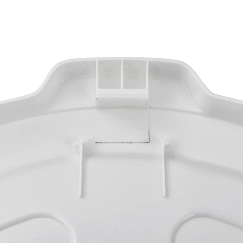 55 Gallon Garbage Can Lid, White