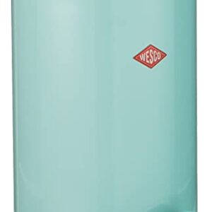 WESCO 116212-51 Pedal Trash Can, Mint, Size: Diameter 11.8 x Height 16.7 inches (30 x 42.5 cm), Pedal Bin 3.8 gal (13 L)