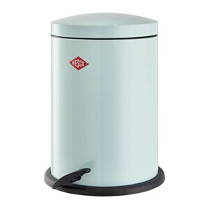 WESCO 116212-51 Pedal Trash Can, Mint, Size: Diameter 11.8 x Height 16.7 inches (30 x 42.5 cm), Pedal Bin 3.8 gal (13 L)