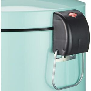 WESCO 116212-51 Pedal Trash Can, Mint, Size: Diameter 11.8 x Height 16.7 inches (30 x 42.5 cm), Pedal Bin 3.8 gal (13 L)