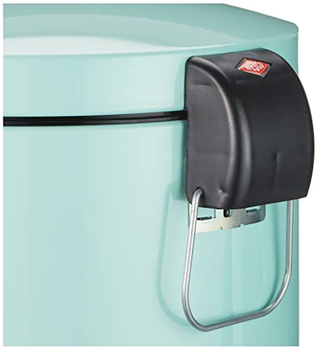 WESCO 116212-51 Pedal Trash Can, Mint, Size: Diameter 11.8 x Height 16.7 inches (30 x 42.5 cm), Pedal Bin 3.8 gal (13 L)