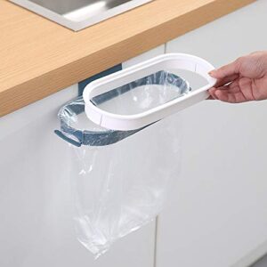 tbpersicwT Trash Bag Holder, Garbage Bag Holder Kitchen Cupboard Door Drawer Cabinet Hanging Trash Bin Rack Kitchen Storage - Orange