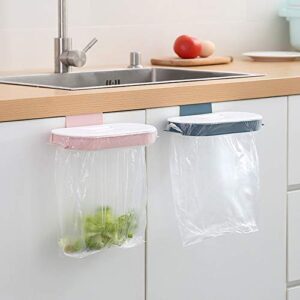 tbpersicwT Trash Bag Holder, Garbage Bag Holder Kitchen Cupboard Door Drawer Cabinet Hanging Trash Bin Rack Kitchen Storage - Orange