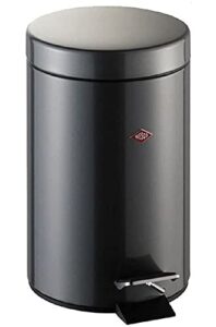 wesco 103 012-13 pedal bin 3 litre, graphite