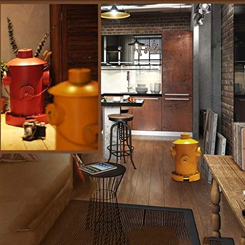 SXFYHXY Wastebasket Creative Wrought Iron Pedal Touchless Trash Can Industrial Wind Family Bar Garbage Can for Indoor Trash Can Kitchen Garbage Can with Lid